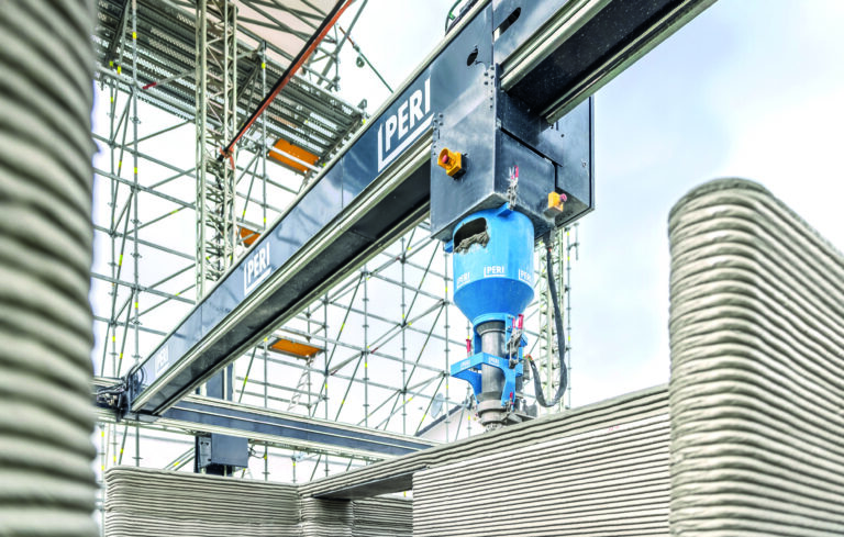 PERI DRUCKT ERSTES MEHRFAMILIENHAUS DEUTSCHLANDS • polis Magazin